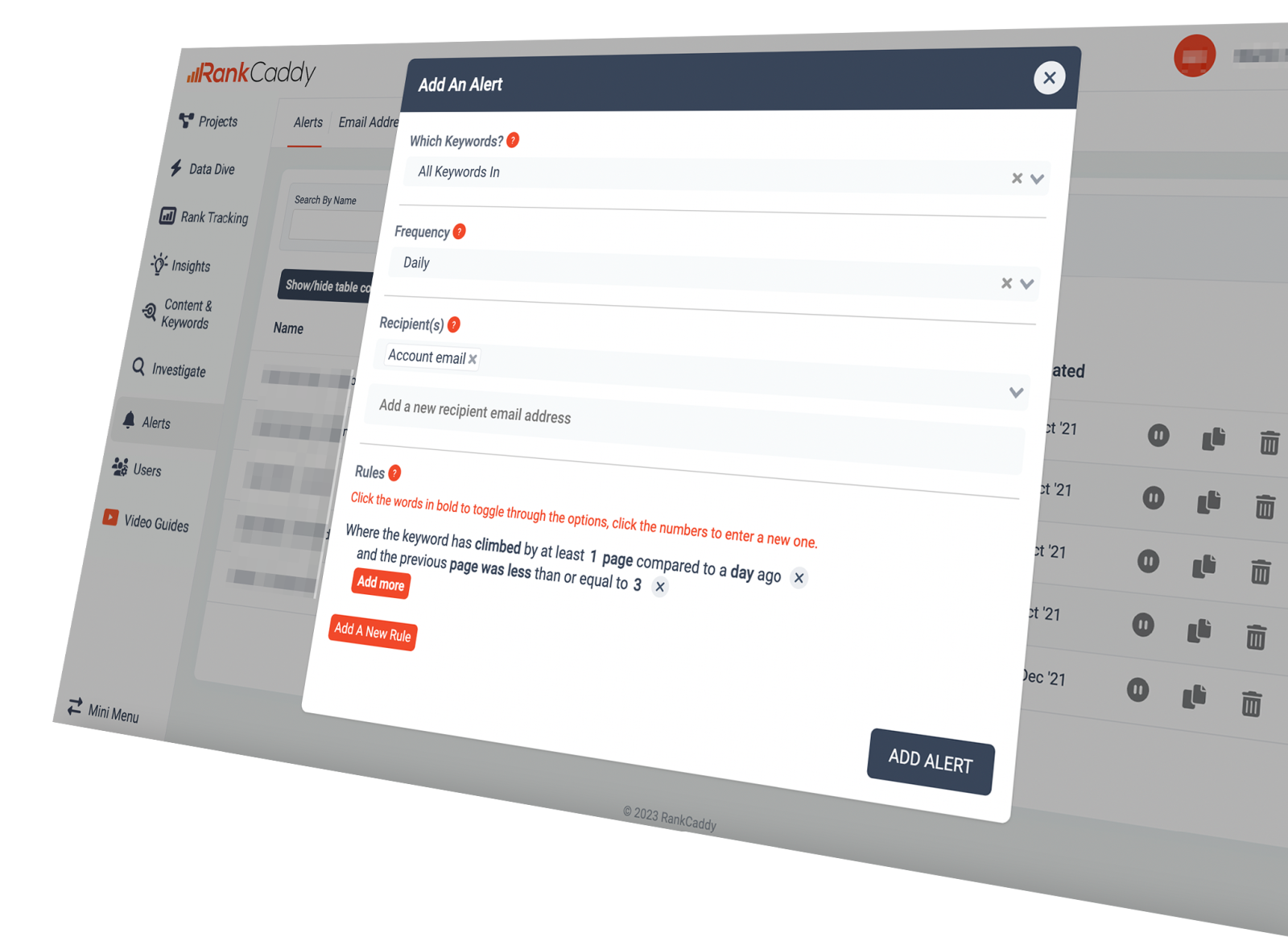RankCaddy: Affordable Rank Tracking & SEO Insights